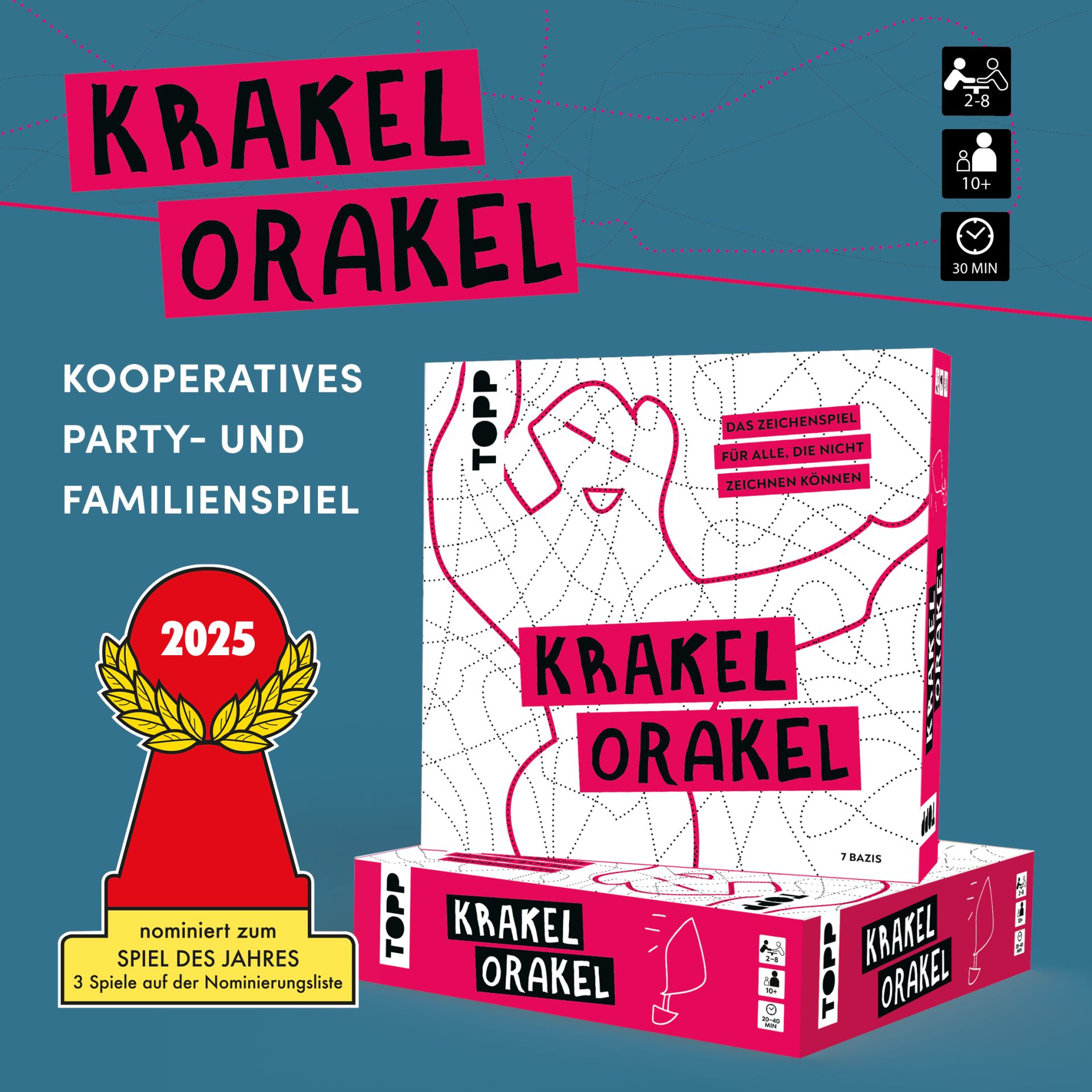 Krakel-Orakel – Das Zeichenspiel für alle, die nicht zeichnen können | 18543