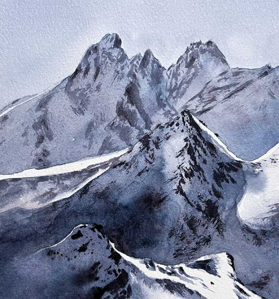 Landschaften aquarellieren von Anna Zadorozhnaya mit TOPP
