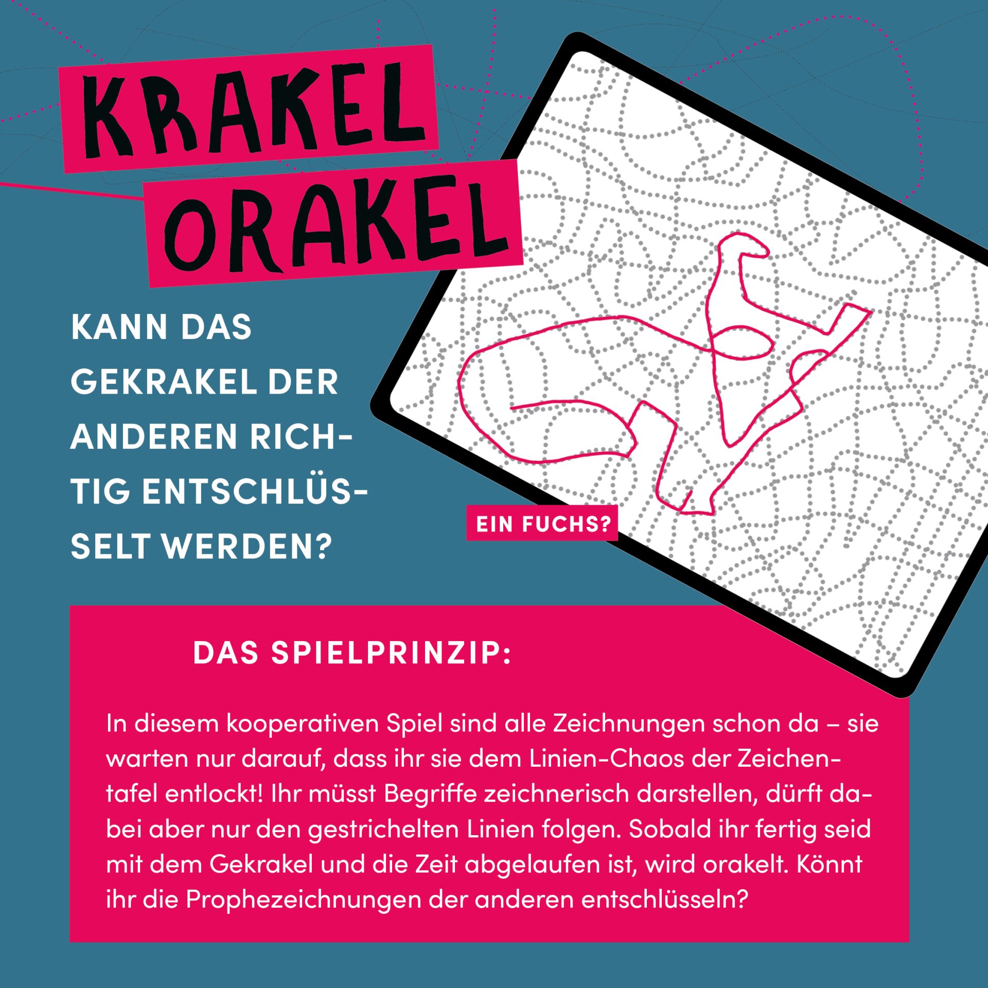 Krakel-Orakel – Das Zeichenspiel für alle, die nicht zeichnen können | 18543