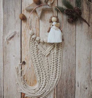 Märchenhafte Makramee-Engel