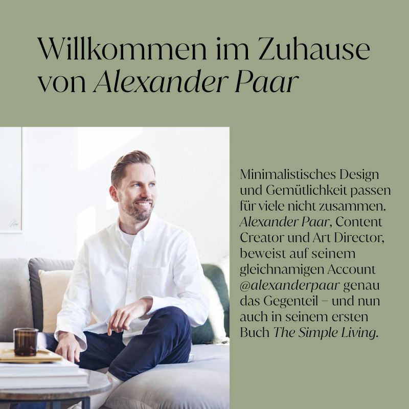 The Simple Living von Alexander Paar (@alexanderpaar) | TOPP