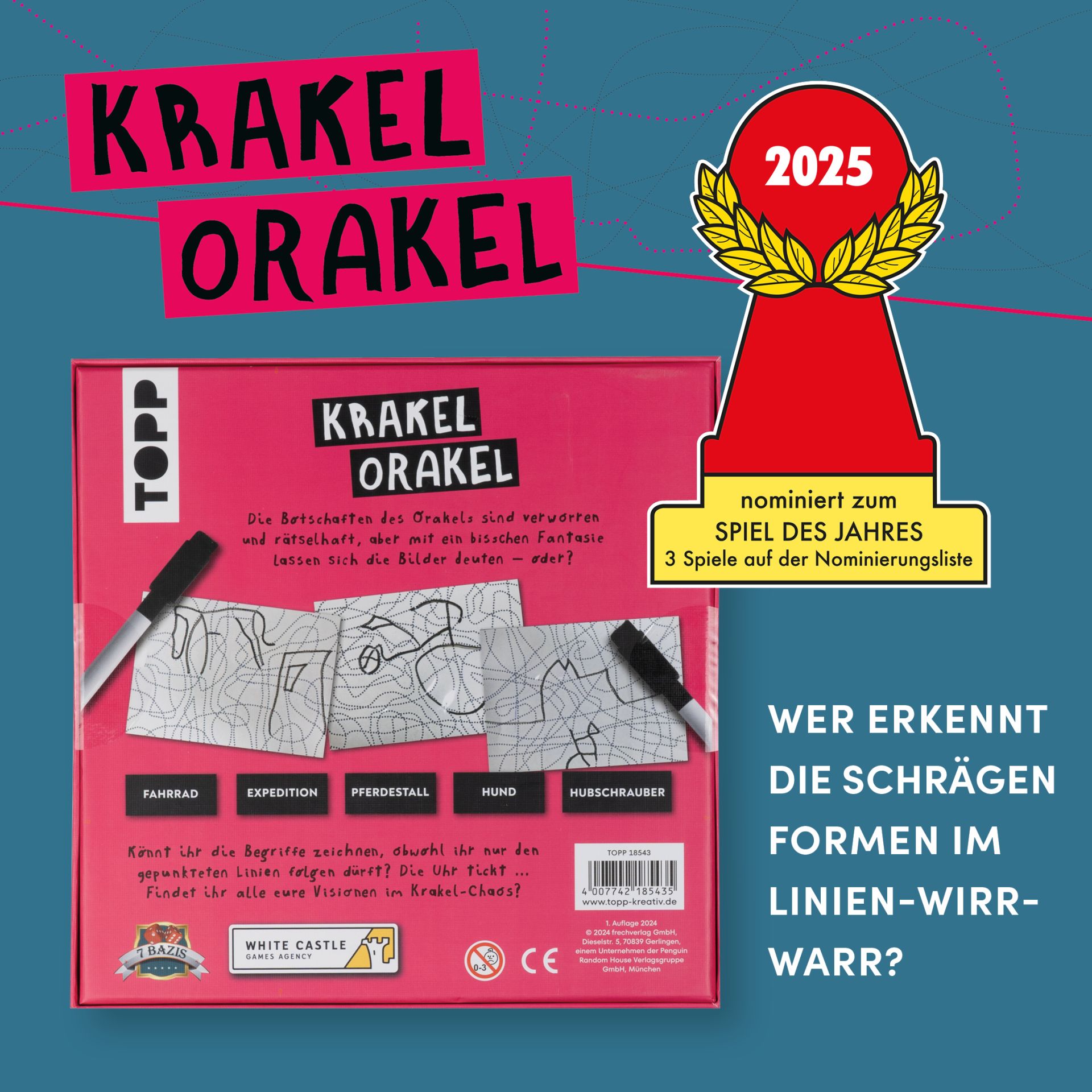 Krakel-Orakel – Das Zeichenspiel für alle, die nicht zeichnen können ...