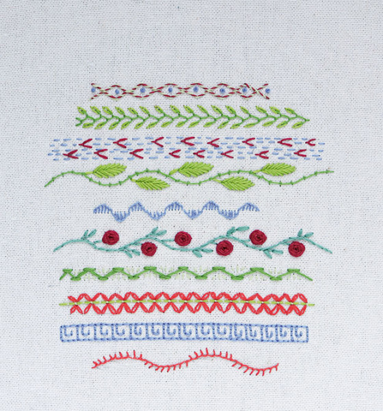 Sticken lernen: Große Bibliothek der schönsten Stiche | TOPP